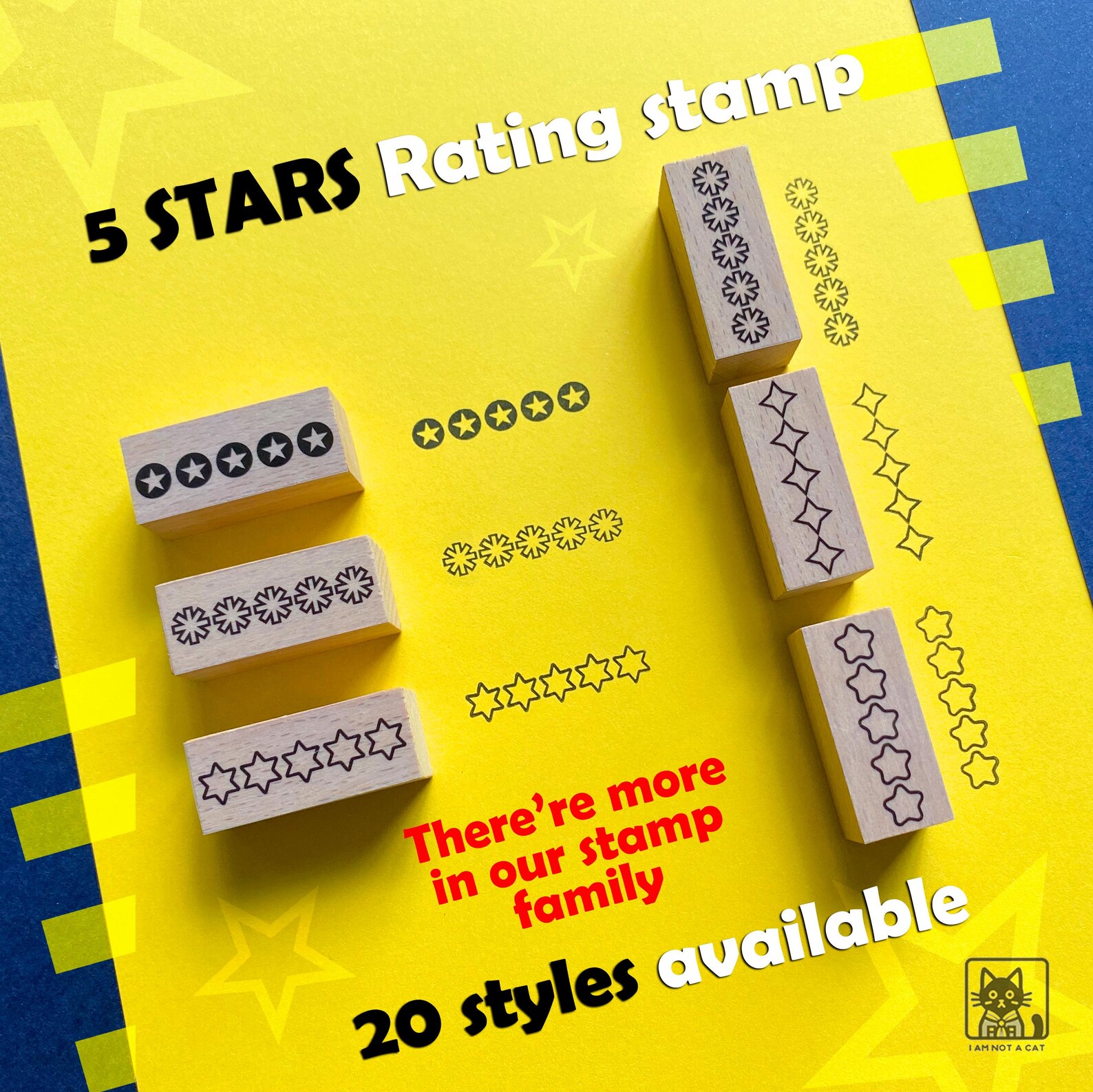 Five Star Rating Planner Sticker, Book Review Sticker, Booktok, Book ...