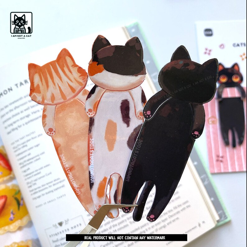 Cat Bookmark Set - Chinese Antique Dim Sum Cats With Friends | for ...