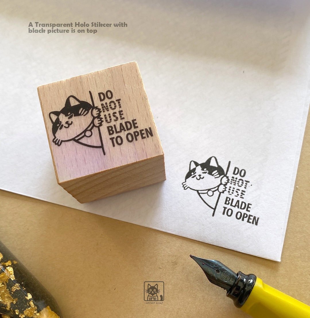 Do Not Use Blades to Open Stamp for Envelope Fragile Stamp for Business ...