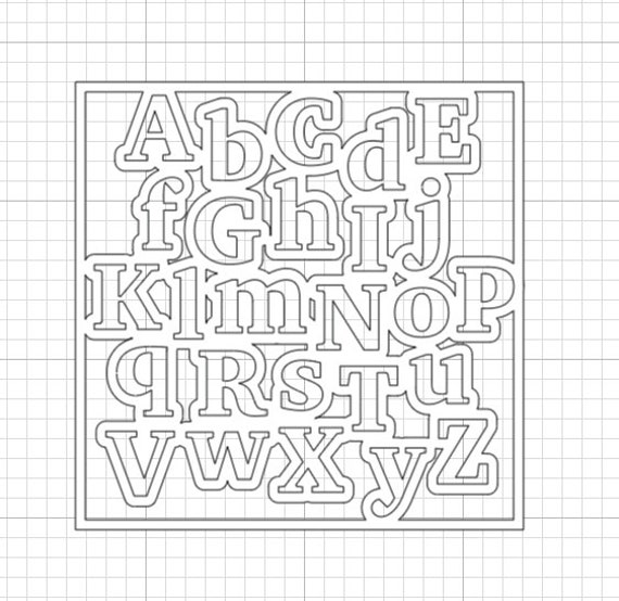 ABC Background SVG for Cricut and Silhouette - Etsy