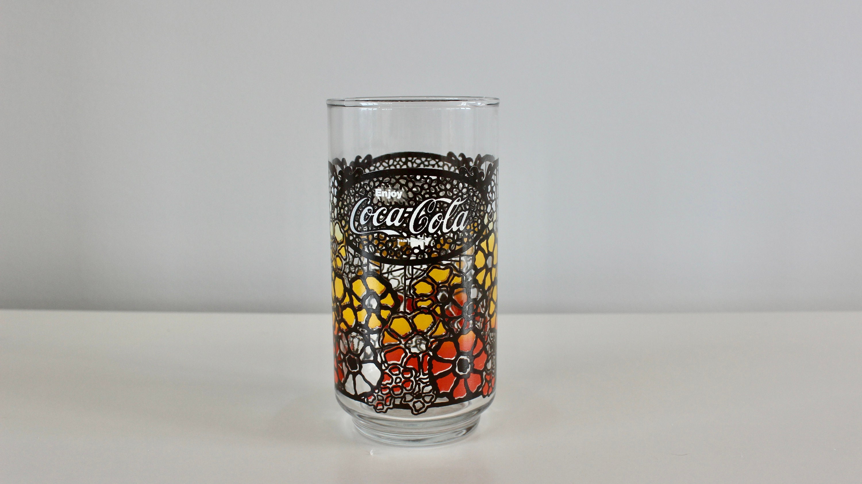 70s Coca-cola Glass Retro Vintage MCM Mid-century Modern Collectible ...