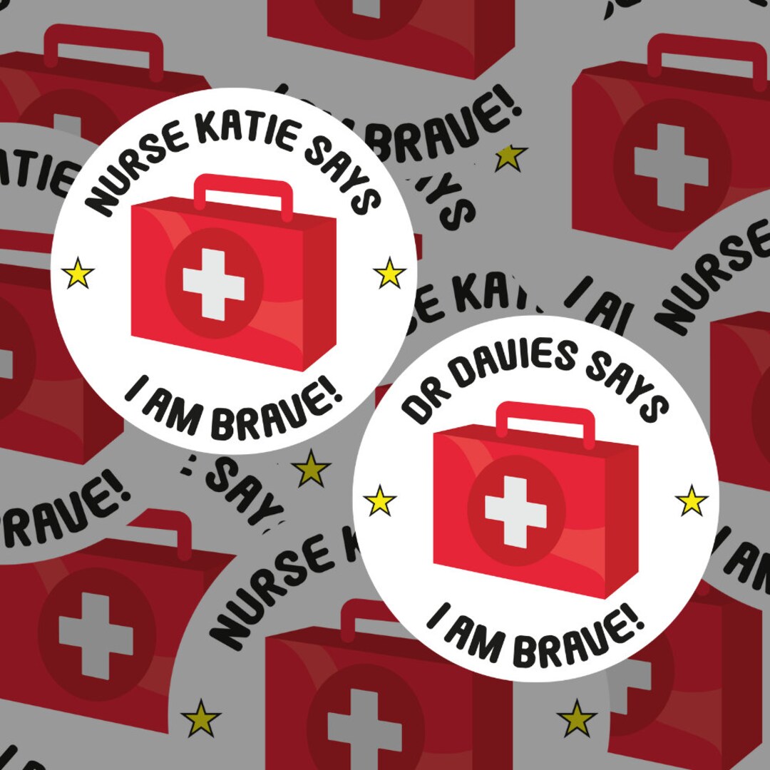 Personalised First Aid Stickers Nurse Sticker Sheet - Etsy