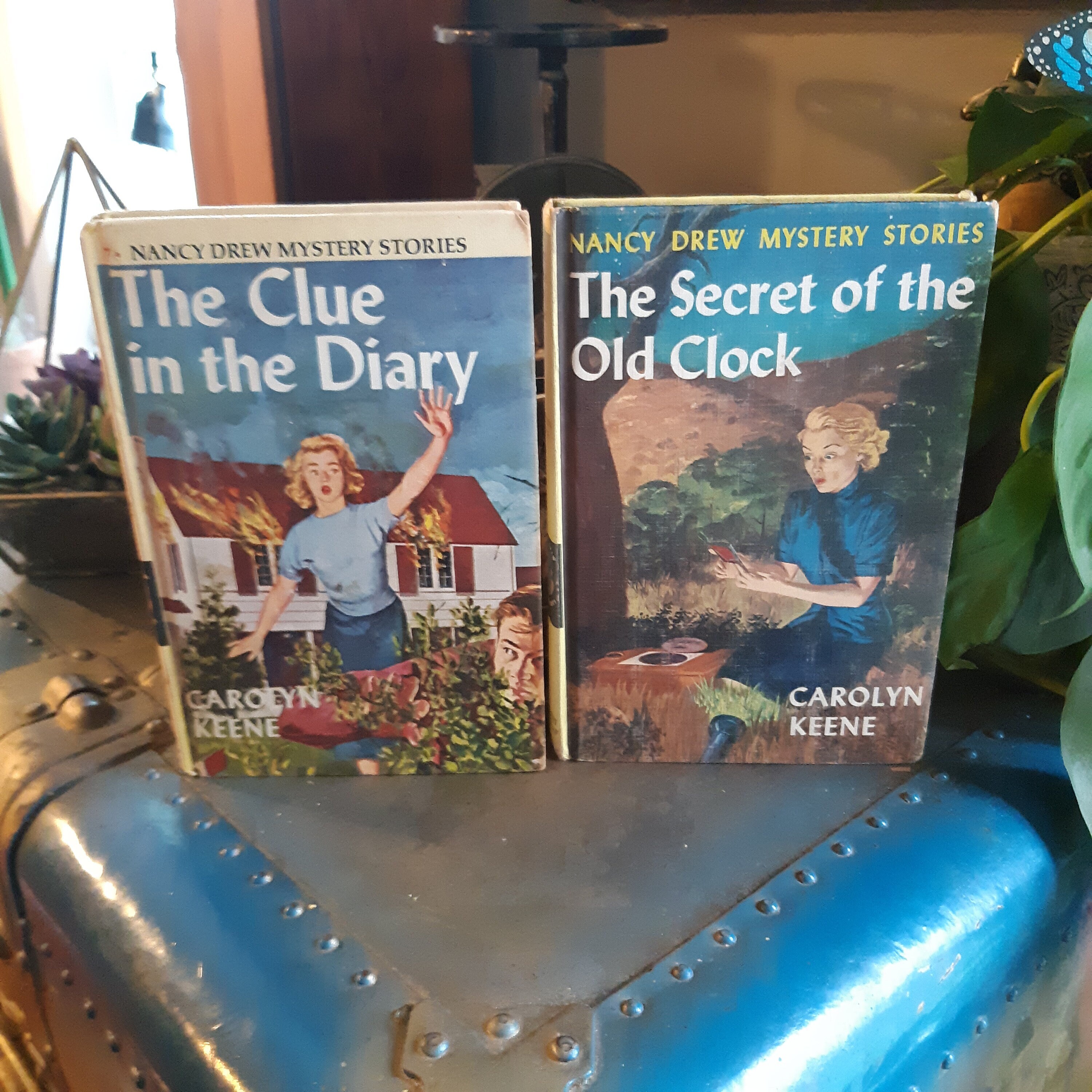1959 Nancy Drew the Secret of the Old Clock 1 by Carolyn Keene and 1962 ...