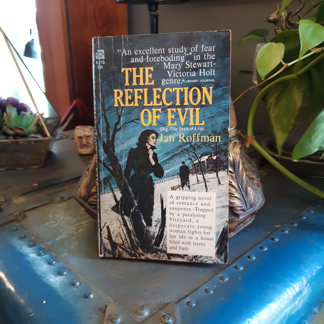 1964 the Reflection of Evil by Jan Roffman/ Vintage Gothic Horror Novel ...
