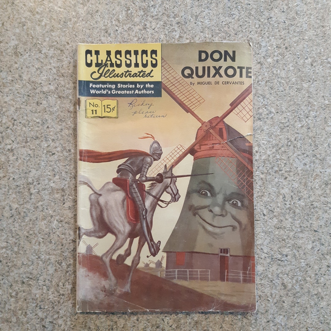 Classics Illustrated Comic Don Quixote No 11 by Miguel De Cervantes ...