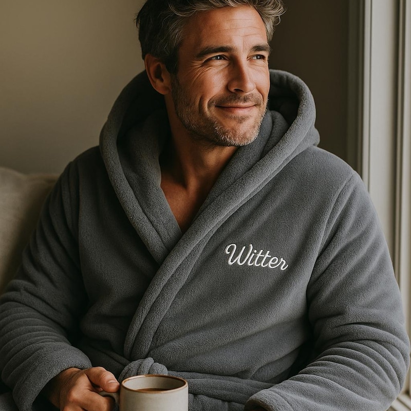 Hooded Bath Robes Men - Etsy