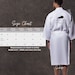 Custom Logo Waffle Robe | Embroidered Corporate Gift - Etsy