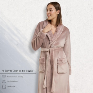 Personalized Plush Robe, Ultra Soft & Cozy, Plus Size Fleece Robe for ...