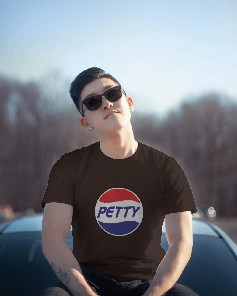 Petty T-shirt - Funny Logo-inspired Tee - Iconic Logo Parody Shirt ...