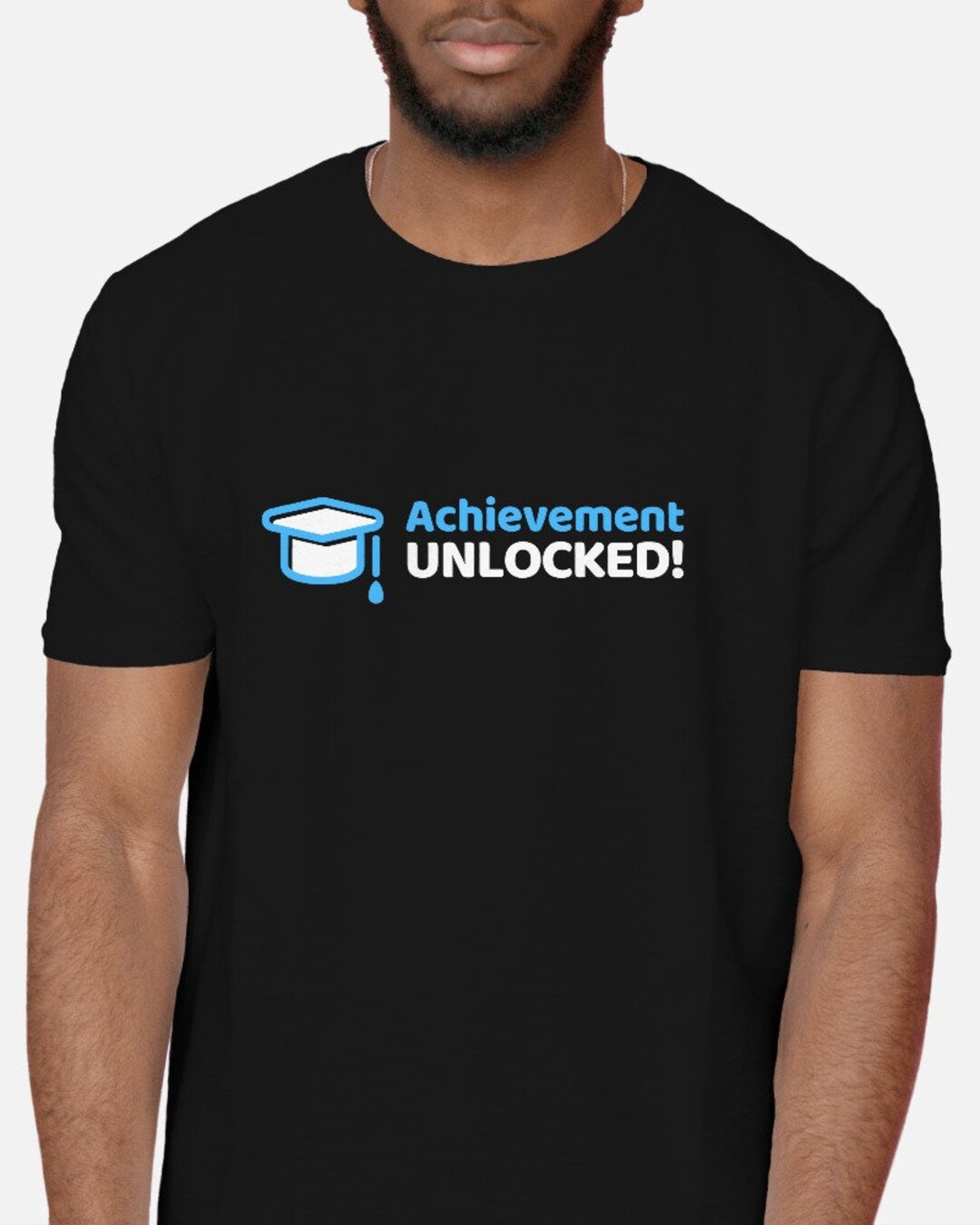 Achievement Unlocked Student Shirt - Retro Style Graduation T-shirt ...