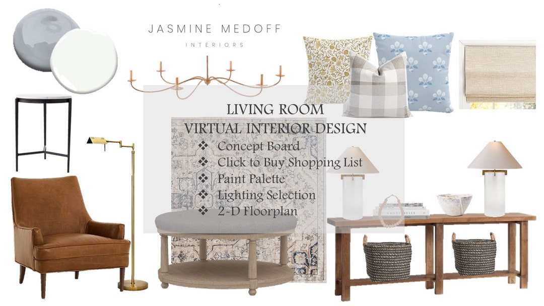 Living Room Virtual Design|online Interior Design|custom Interior ...