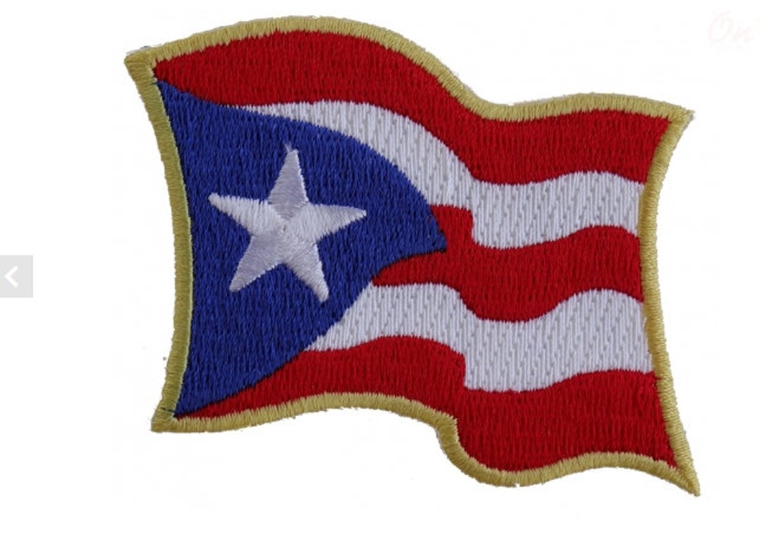 Puerto Rican Flag Iron on Patch Authentic Funny Biker Patches - Etsy