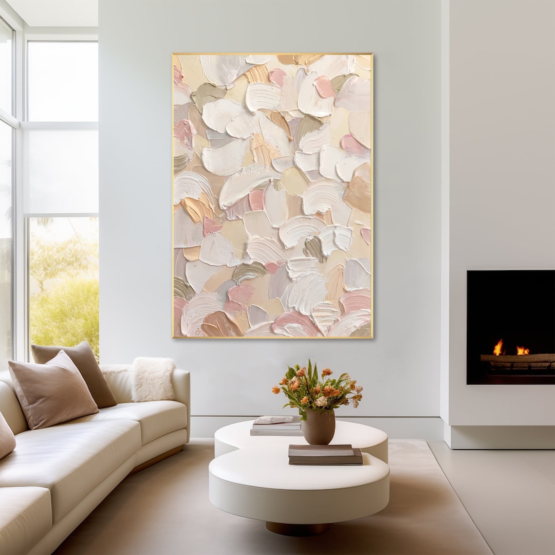 BOHO 3D Textured Wall Art, Original BOHO Painting, Palette Knife ...