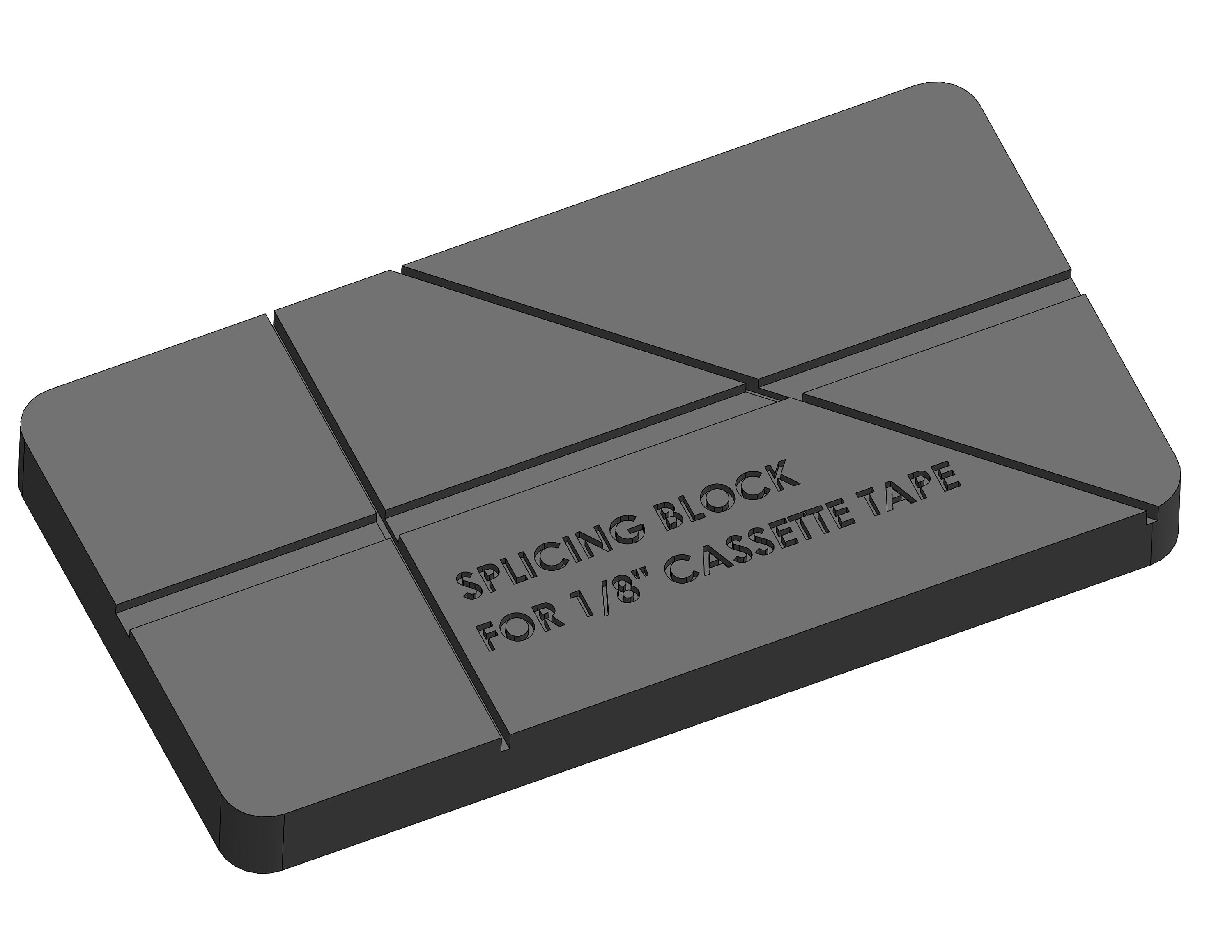 Splicing Block For 1 8 Inch Cassette Tape Media Etsy