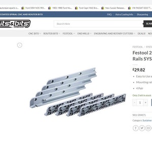 Festool Systainer Sys3 Rail Holder Replacement for 204871 Sys3-sn/4 1 ...