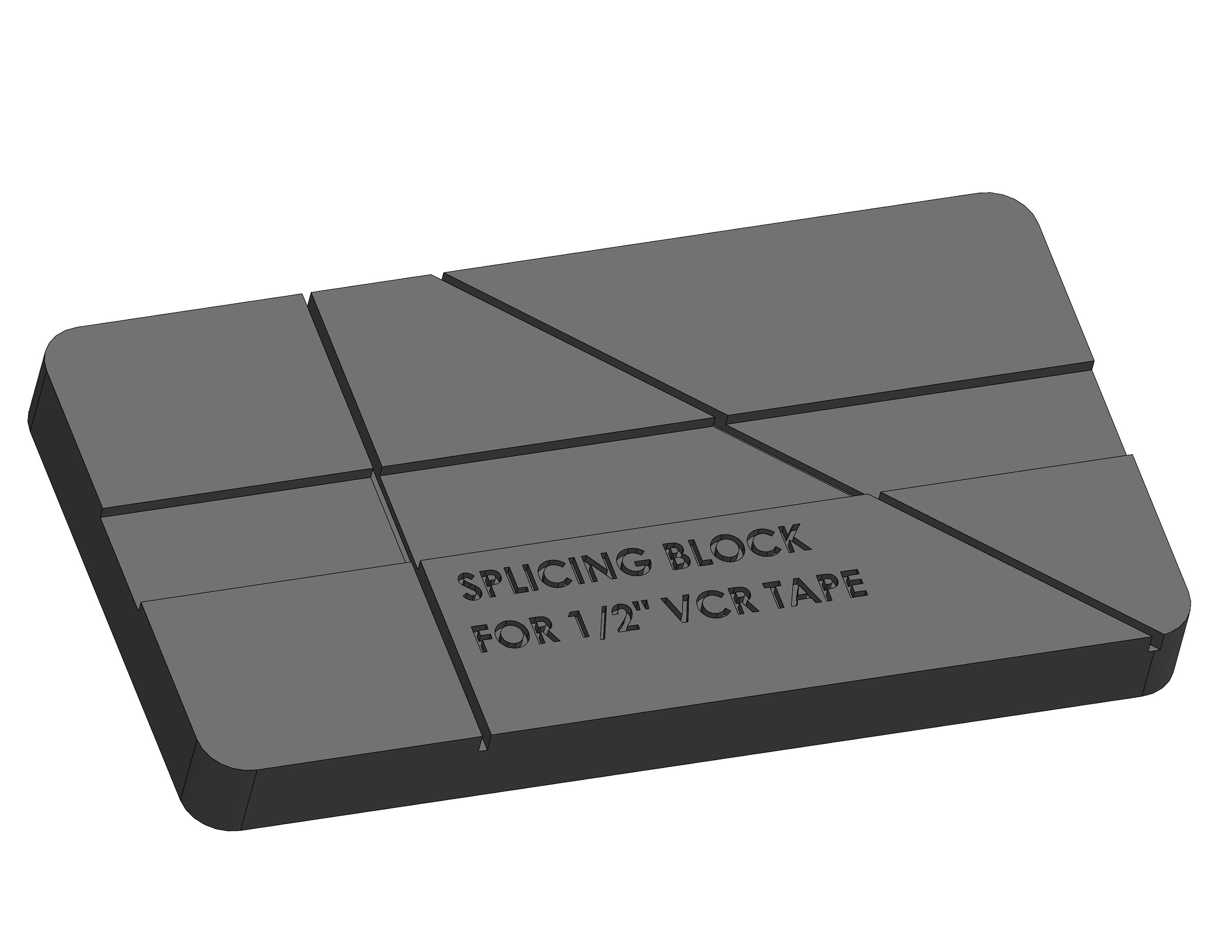 Splicing Block for 1/2 Inch VCR Tape - Etsy