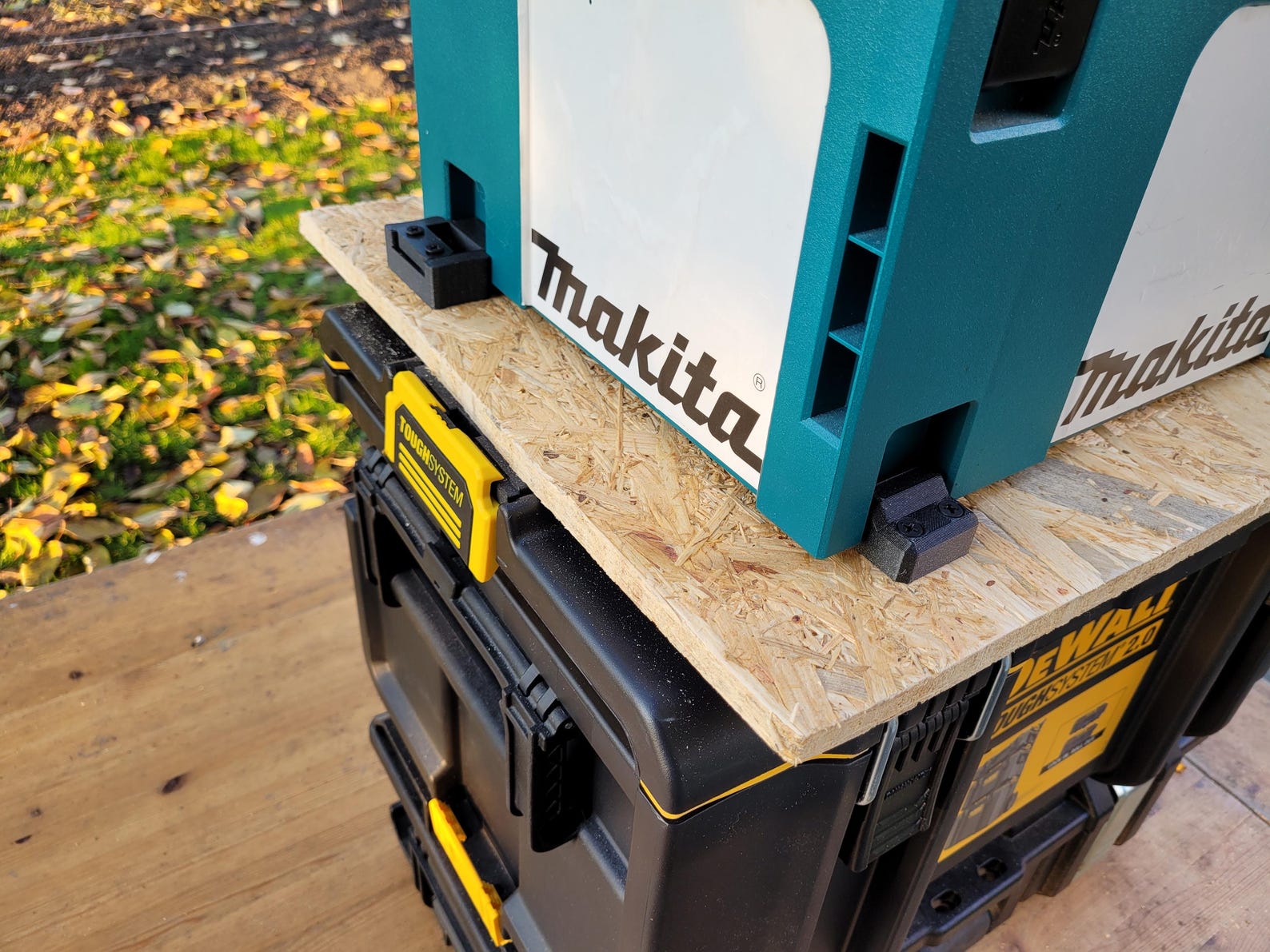 Makita Macpak to Dewalt Toughsystem 2.0 Mount Adapter 1 Set (separate ...