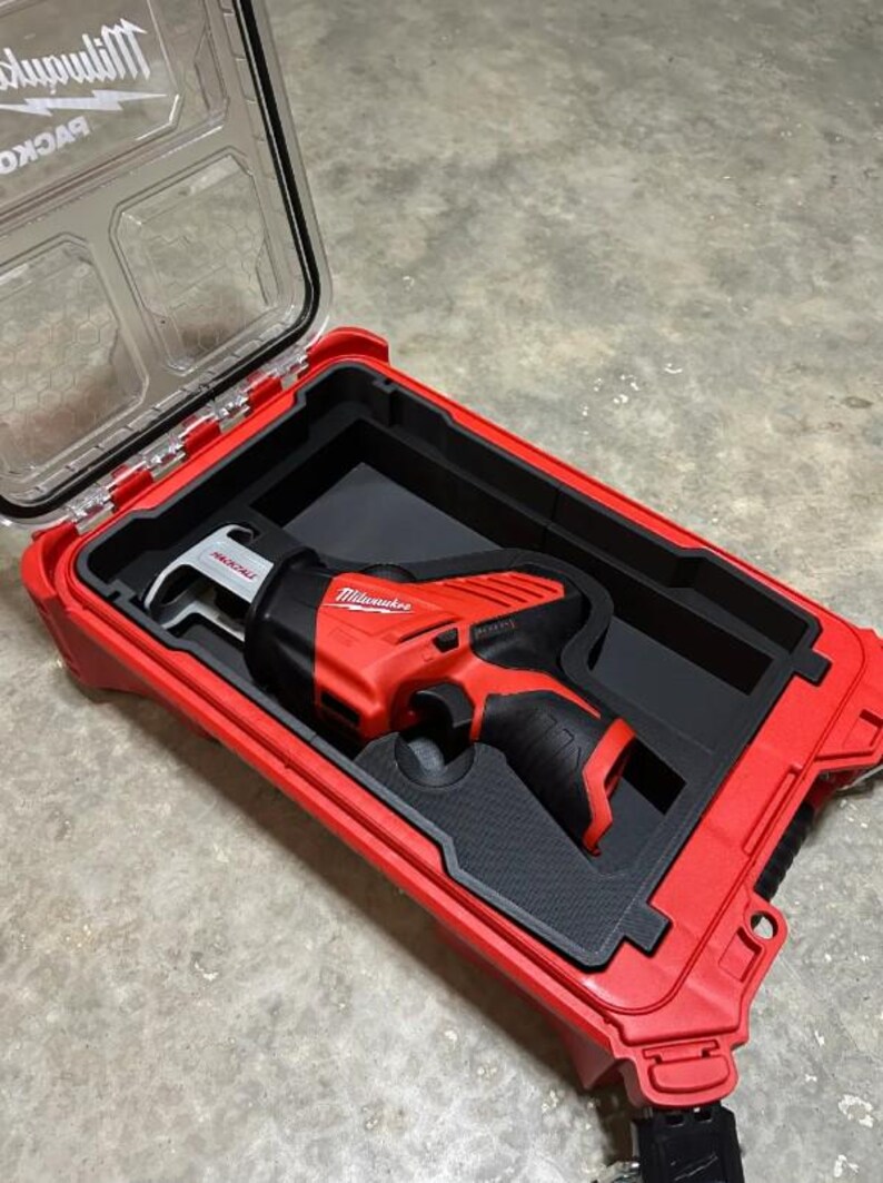 Milwaukee PACKOUT M12 Hacksaw Insert – Custom Tool Storage Organizer ...
