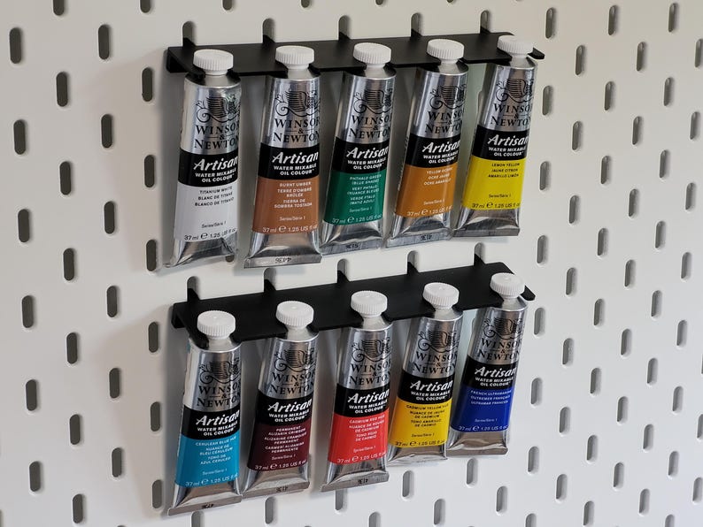 Paint Tube Holder for IKEA Skådis – Fits 5 X 37ml Tubes – Windsor ...