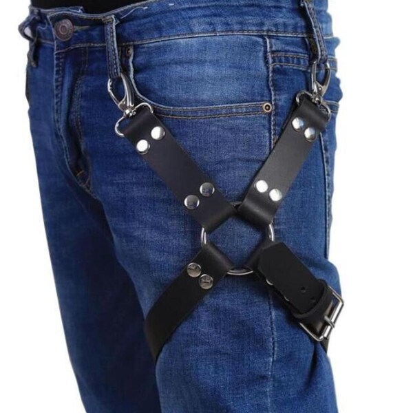 Leather Bondages Shorts - Etsy