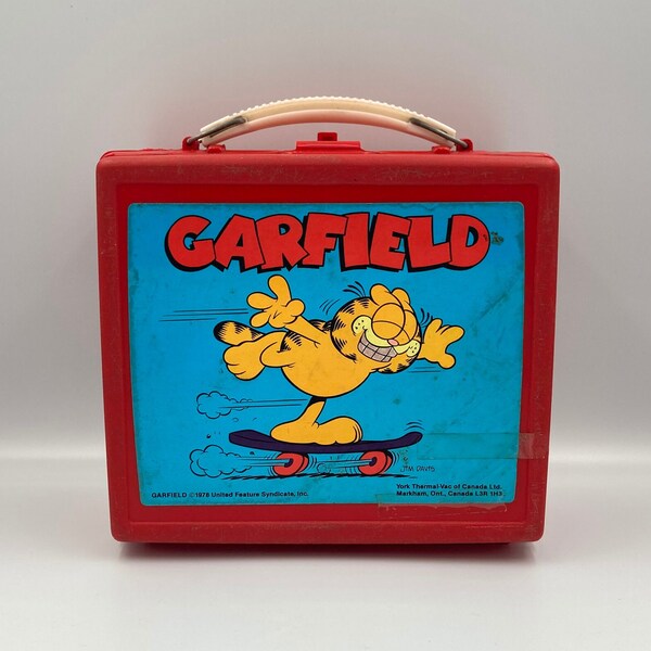 Garfield Thermos Lunch Box - Etsy