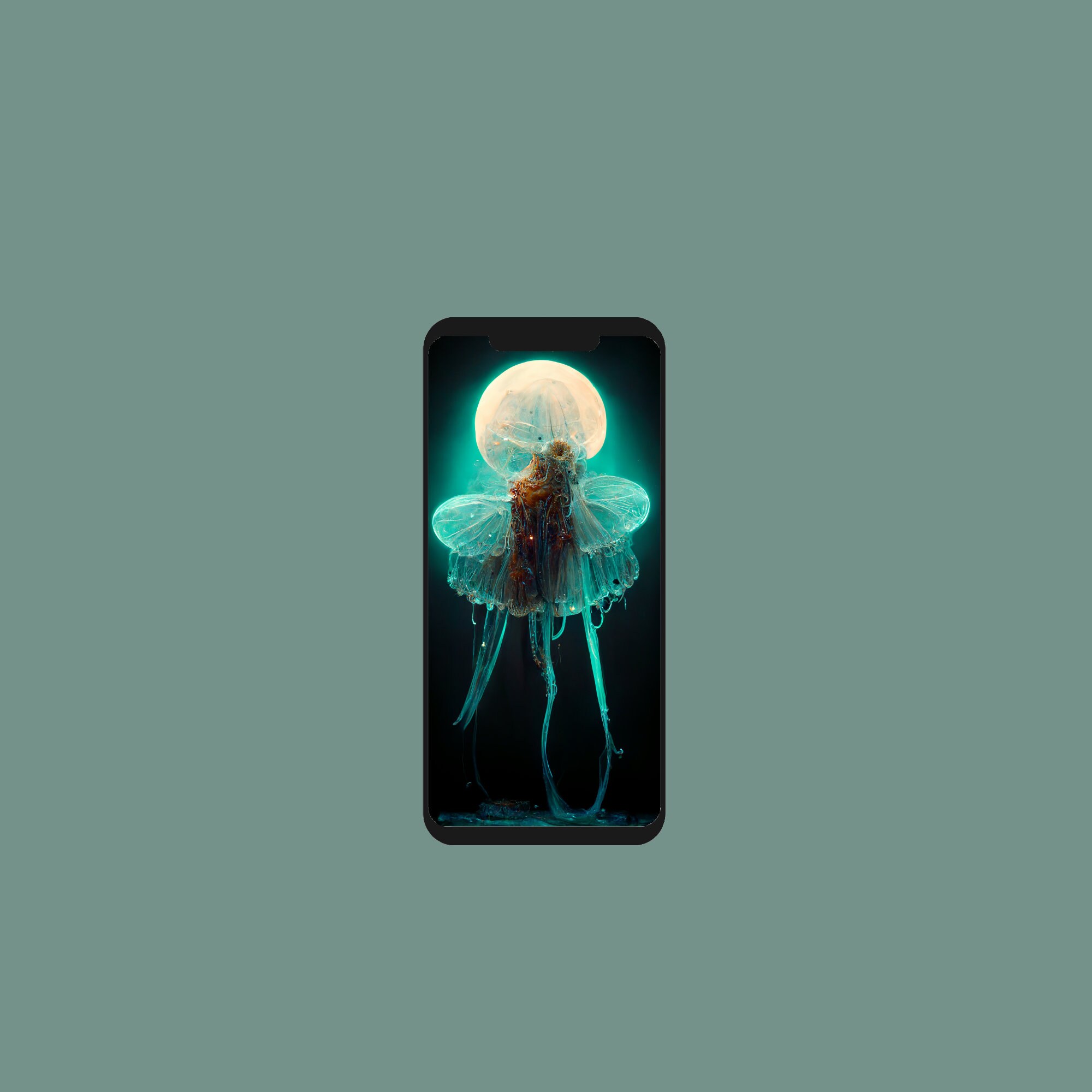 5 Jellyfish Phone Wallpaper, Digital Art, Iphone, Android - Etsy