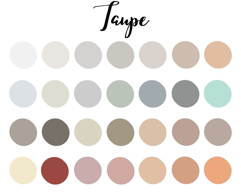 Procreate Taupe Palette Procreate, Hexadecimal Color Codes 28 Trendy ...