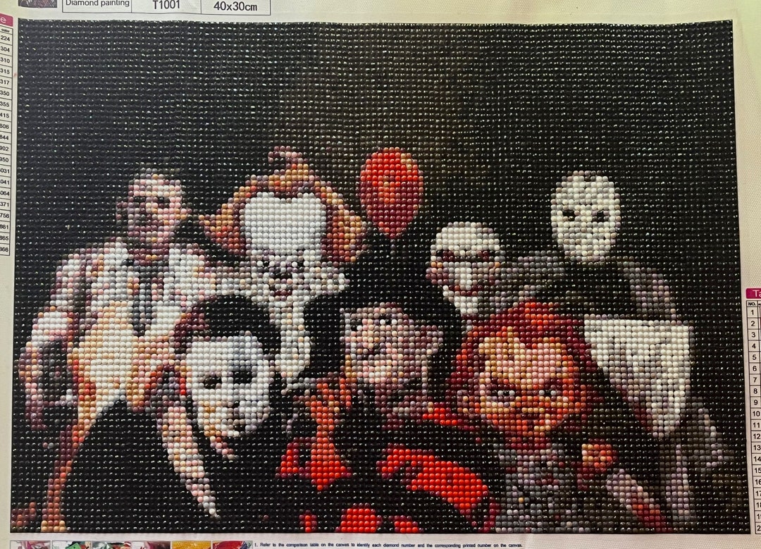 COMPLETED Nightmare Best Friend Group Diamond Painting No Frame - Etsy