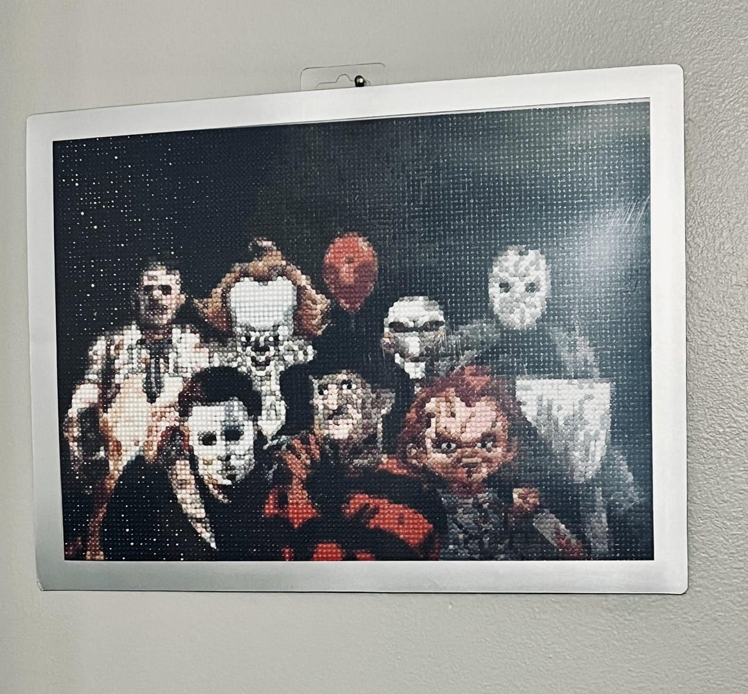 COMPLETED- Nightmare Best Friend Group- Diamond Painting- WITH Frame - Etsy