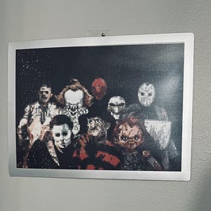 COMPLETED- Nightmare Best Friend Group- Diamond Painting- WITH Frame - Etsy