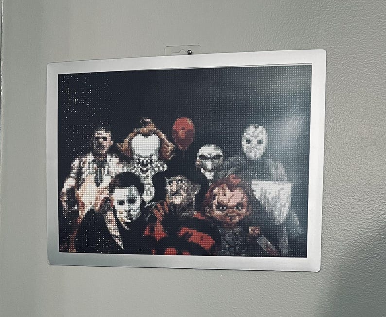 COMPLETED- Nightmare Best Friend Group- Diamond Painting- WITH Frame - Etsy