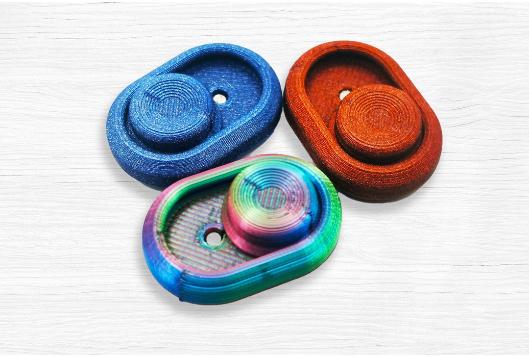 Thumb Fidget Gift, Personalised 3D Printed Magnetic Pocket Toy, Thumb ...