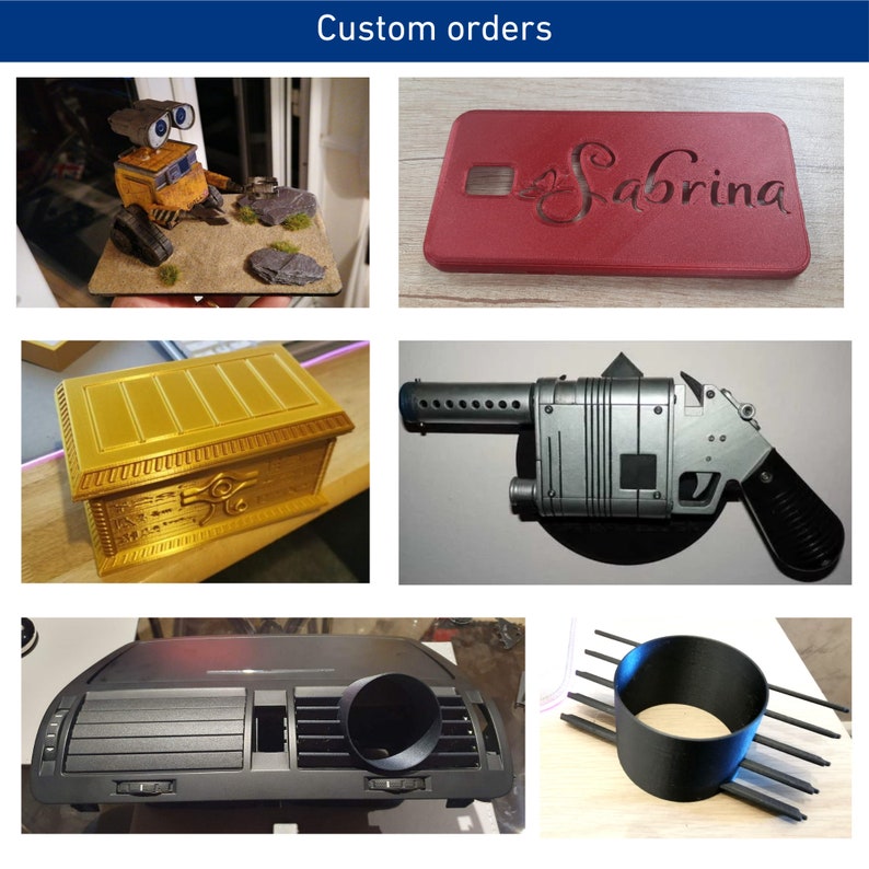 Custom 3D Printing Service, Cosplay Props, CAD Design - Etsy