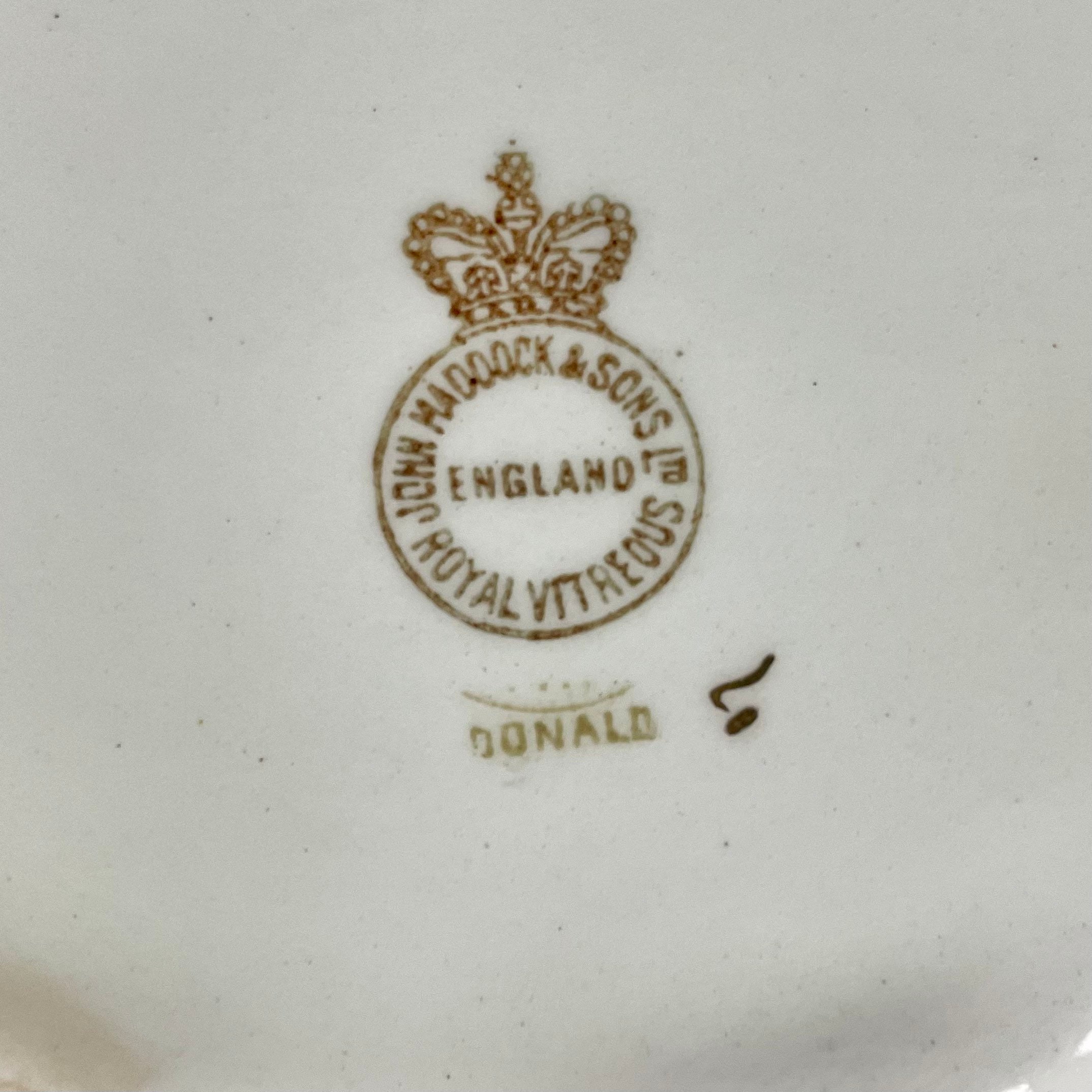 Vintage John Maddock & Sons Royal Vitreous England Casserole, Marked ...