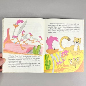 Vintage 1974 Little Golden Book: the Road Runner, A Very Scary Lesson ...
