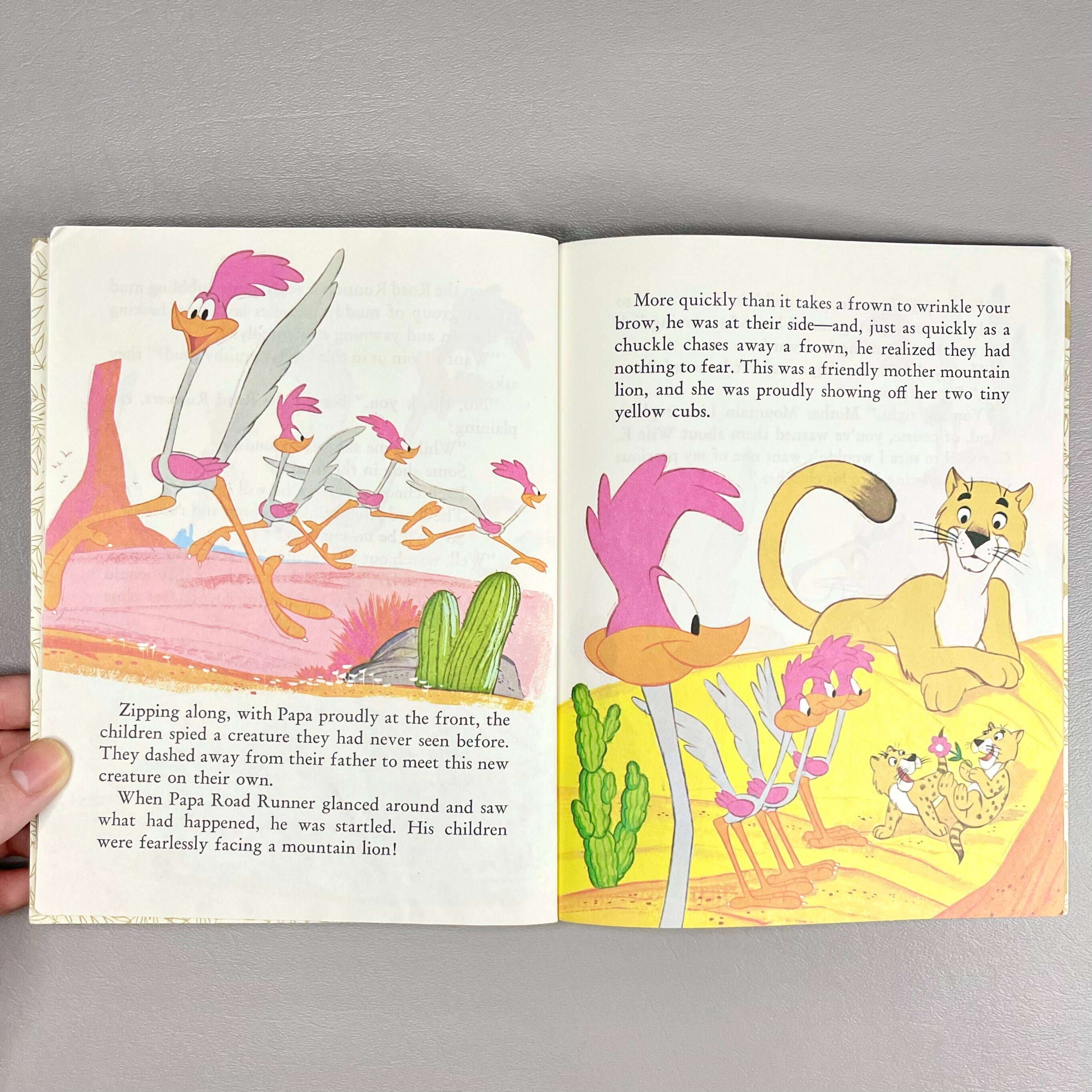 Vintage 1974 Little Golden Book: the Road Runner, A Very Scary Lesson ...