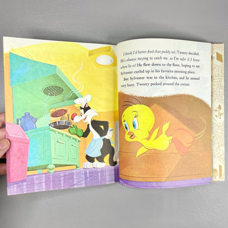Vintage 1975 Little Golden Book: Tweety Plays Catch the Puddy Tat - Etsy