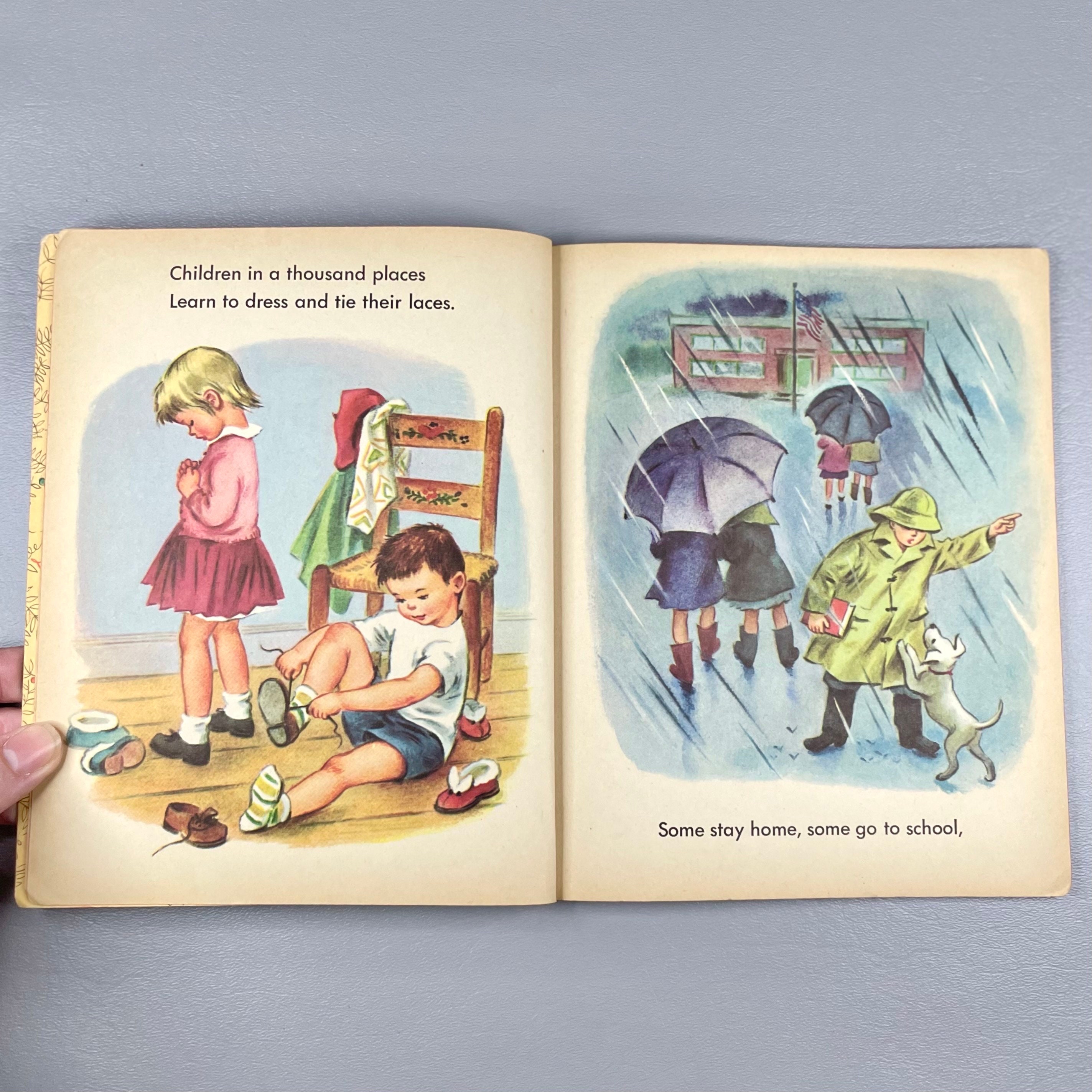 Vintage 1955 Little Golden Book: Happy Days Children's Story - Etsy