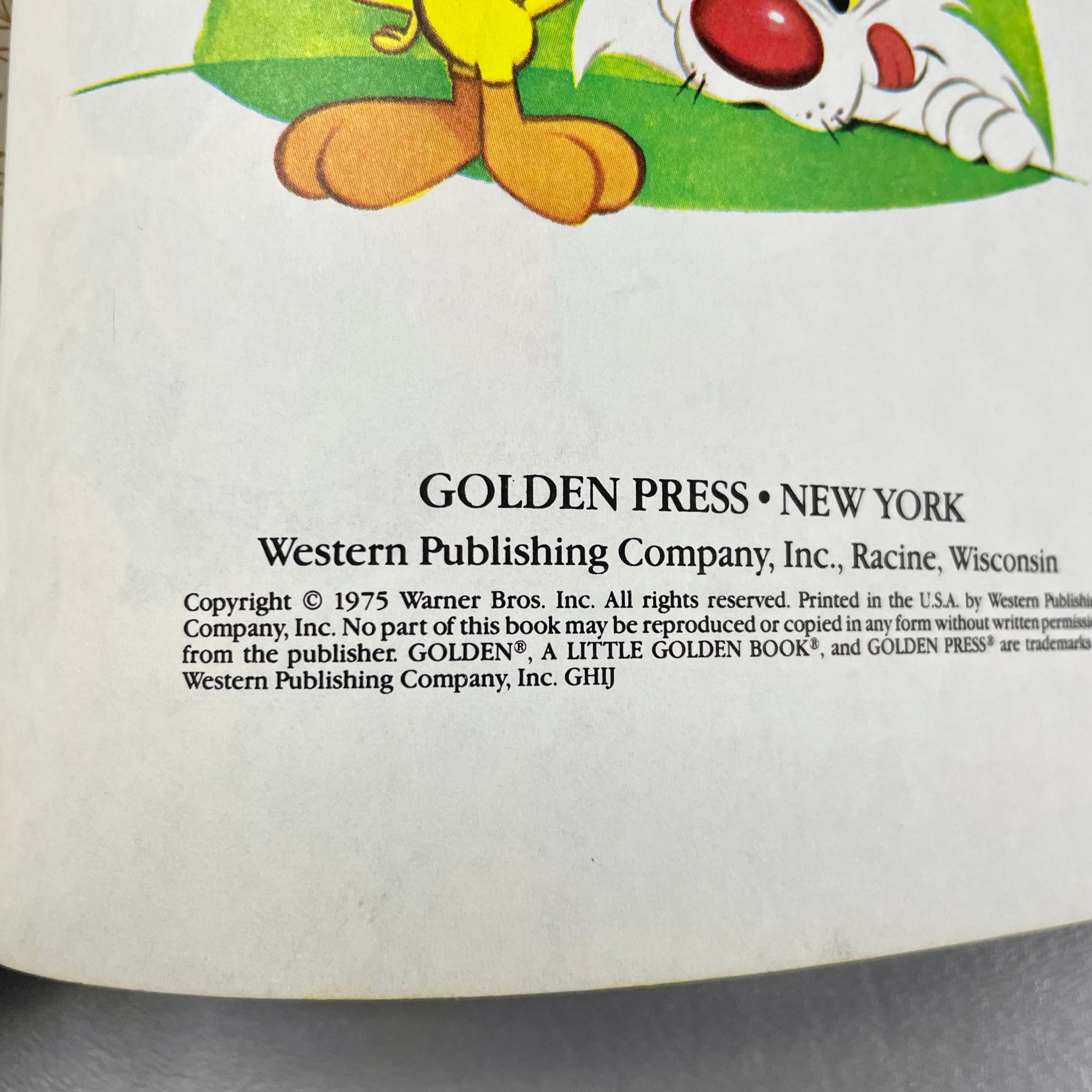 Vintage 1975 Little Golden Book: Tweety Plays Catch the Puddy Tat - Etsy