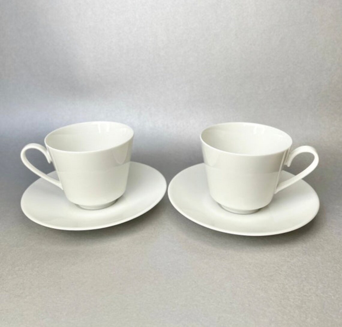 Vintage Heinrich H&C Selb Bavaria Cup and Saucer White - Etsy