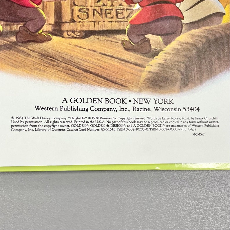 Vintage 1984 Snow White Book: Walt Disney's Classic Hardcover - Etsy