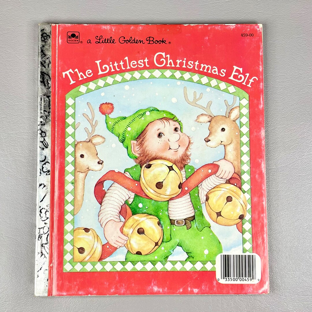 Vintage 1984 Little Golden Book “ the Littlest Christmas Elf” by Nancy ...