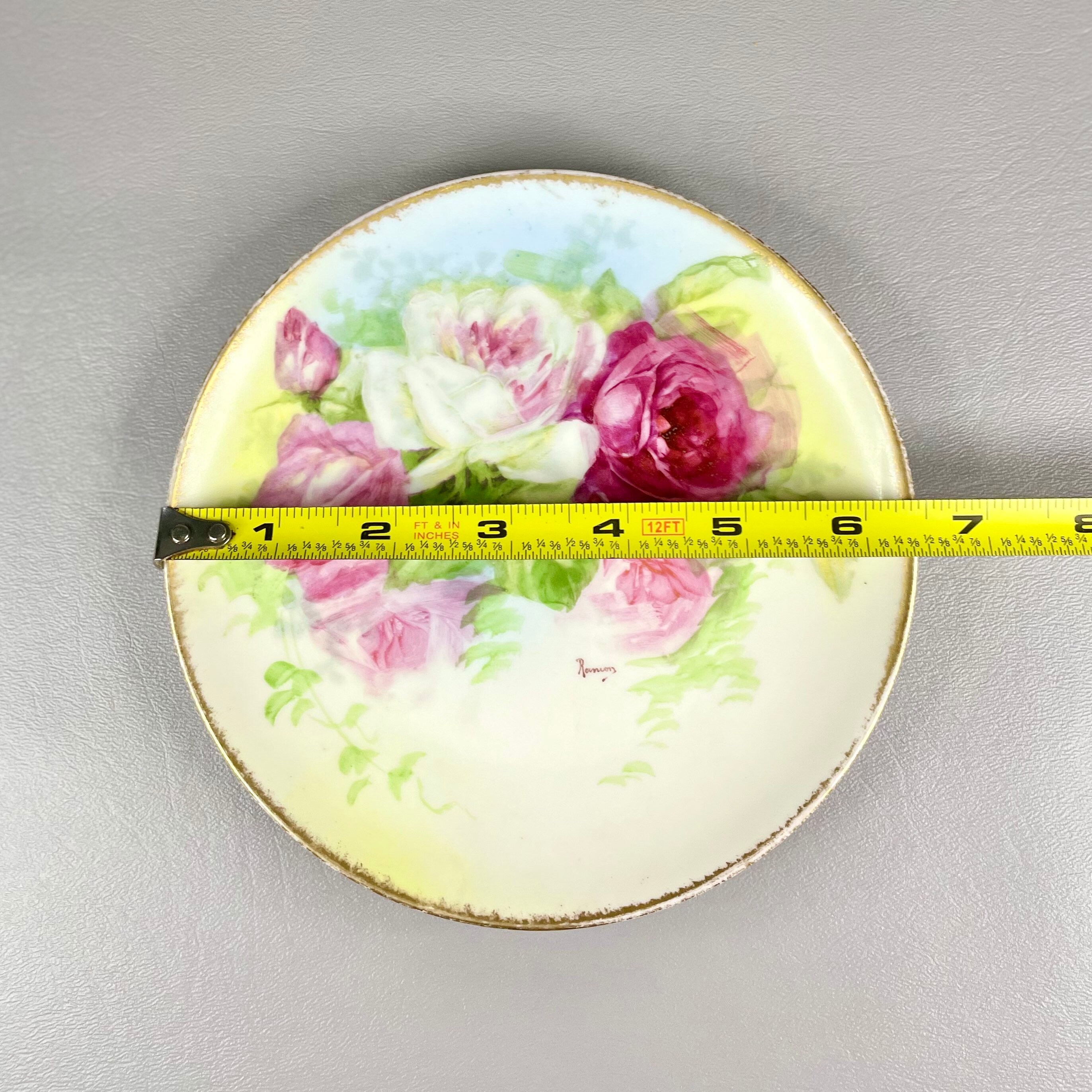 Antique Limoges Borgfeldt Coronet Mavaleix/granger Plate, Hand Painted ...