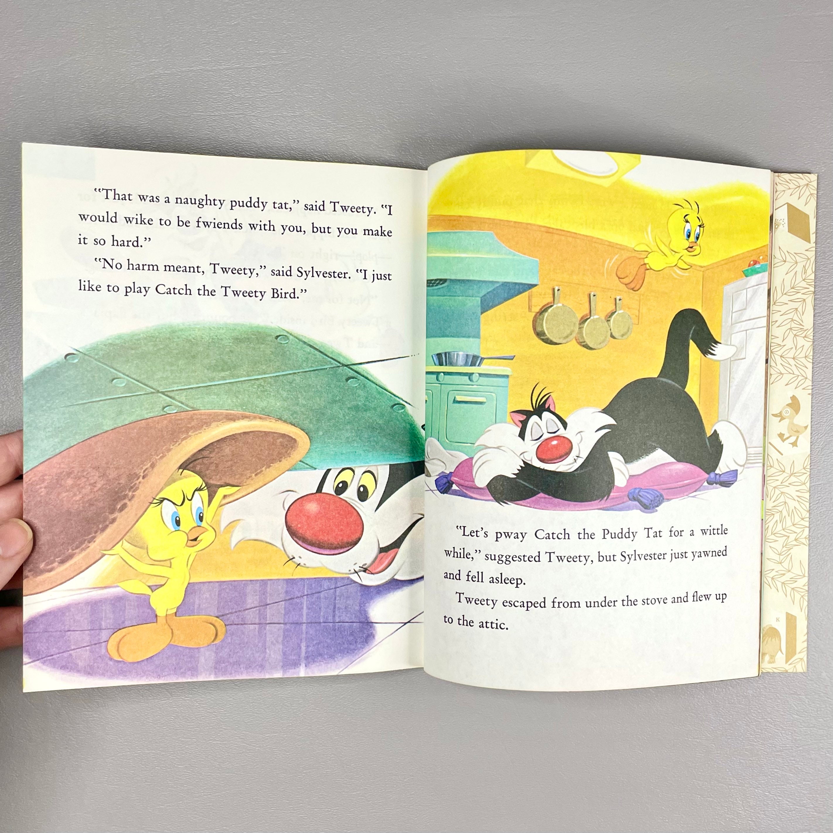 Vintage 1975 Little Golden Book: Tweety Plays Catch the Puddy Tat - Etsy