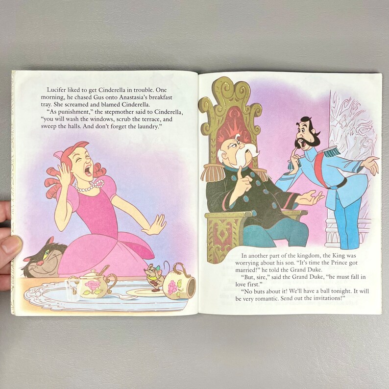 Vintage 1986 Little Golden Book “cinderella” Walt Disney’s, Hardcover ...