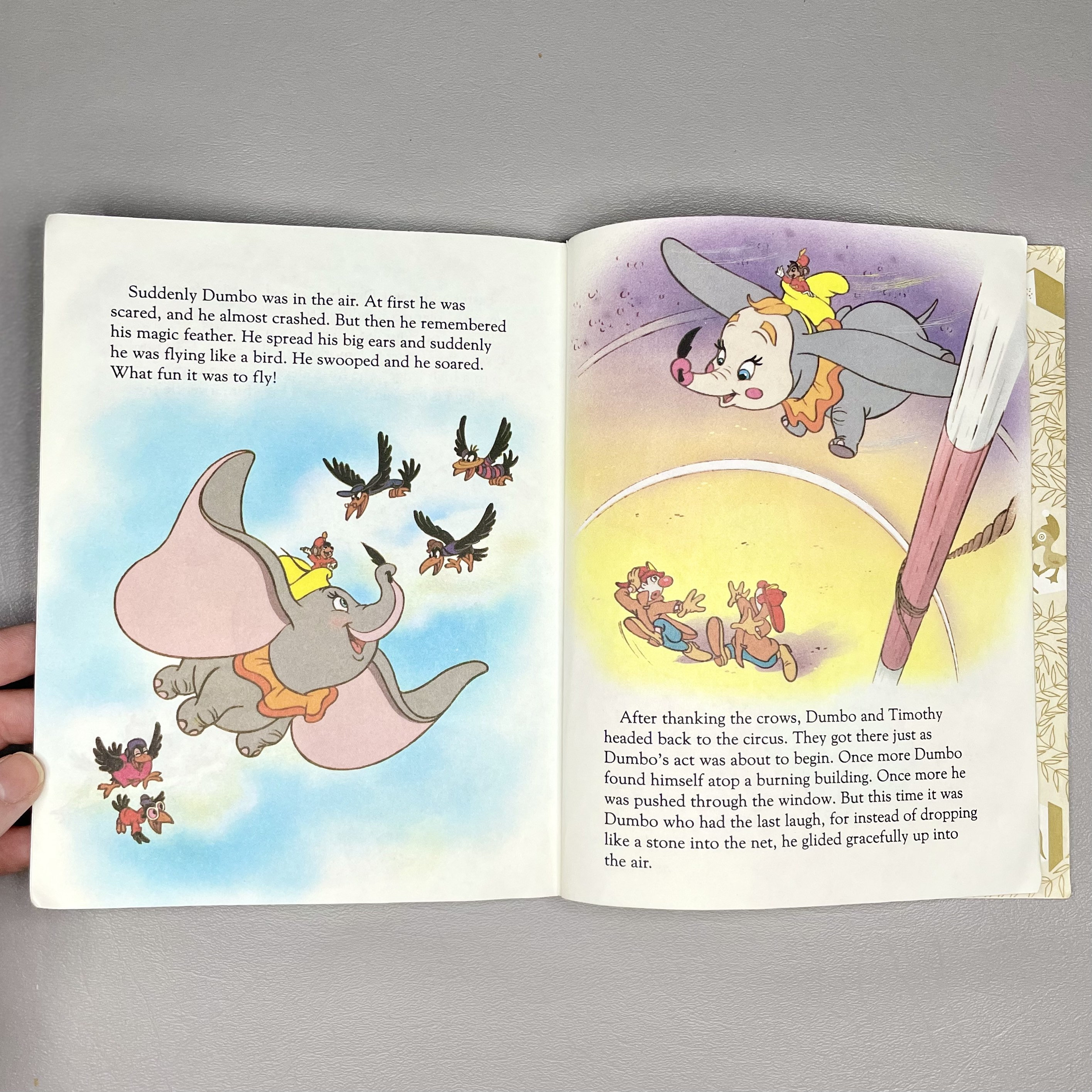 Vintage 1988 Dumbo Little Golden Book: Walt Disney's Hardcover - Etsy