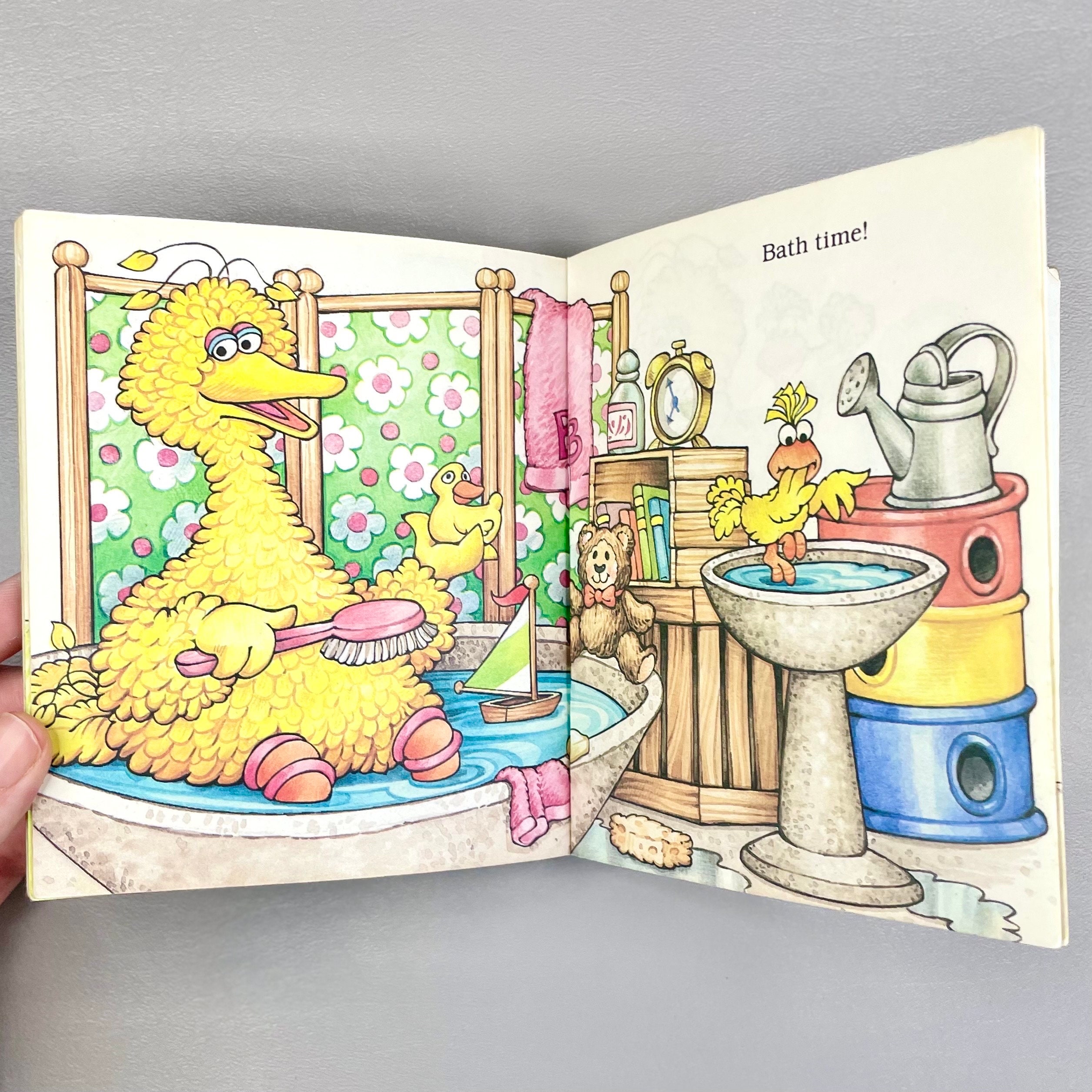 Vintage 1987 Big Bird's Busy Day First Little Golden Book - Etsy