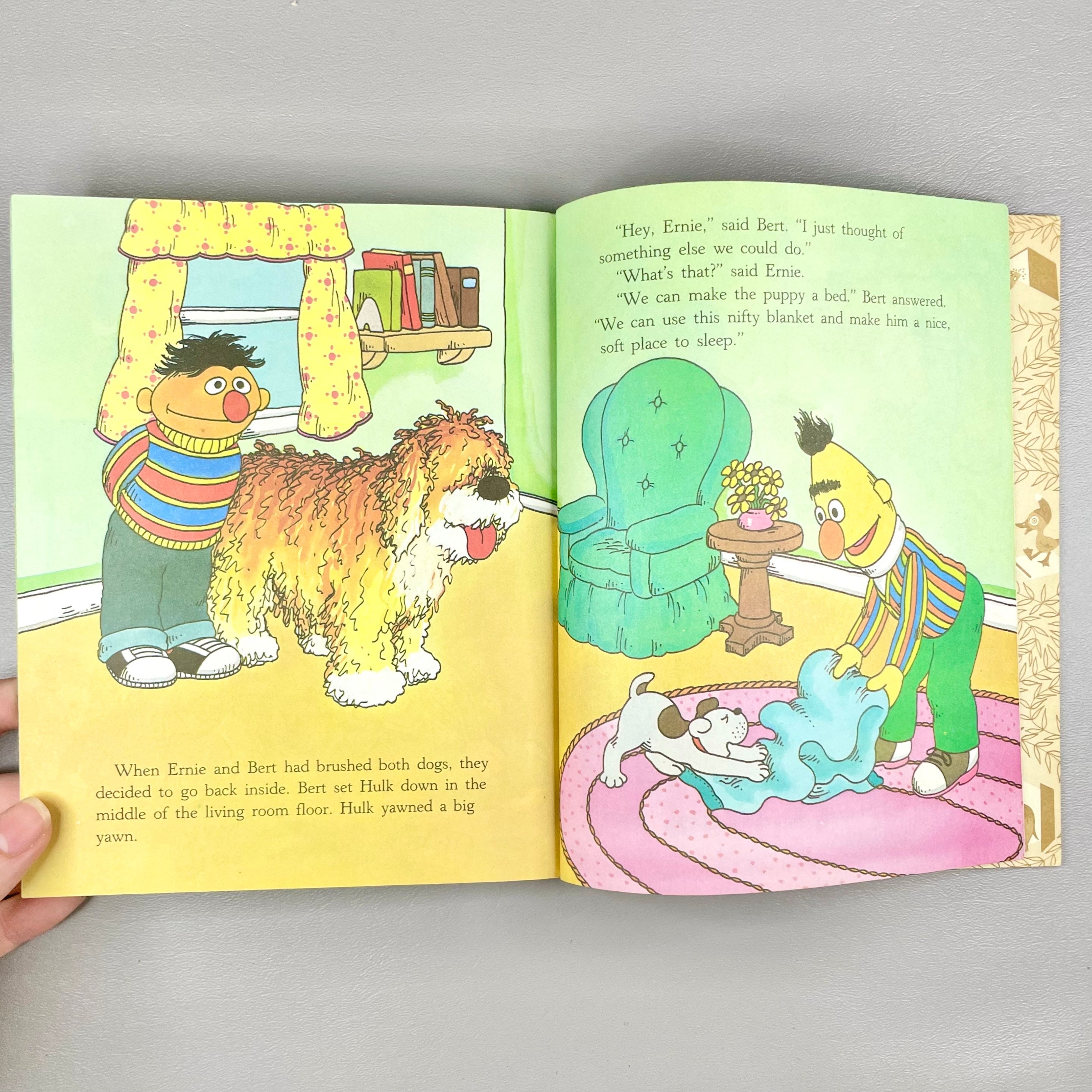 Vintage 1983 Little Golden Book puppy Love Sesame Steet, Hardcover ...