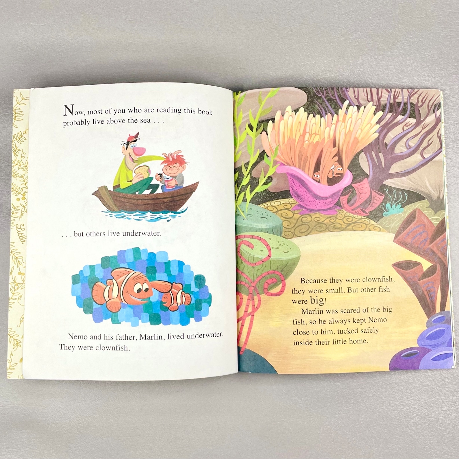 Vintage 2003 Little Golden Book “finding Nemo” Disneys Pixar, Hardcover ...