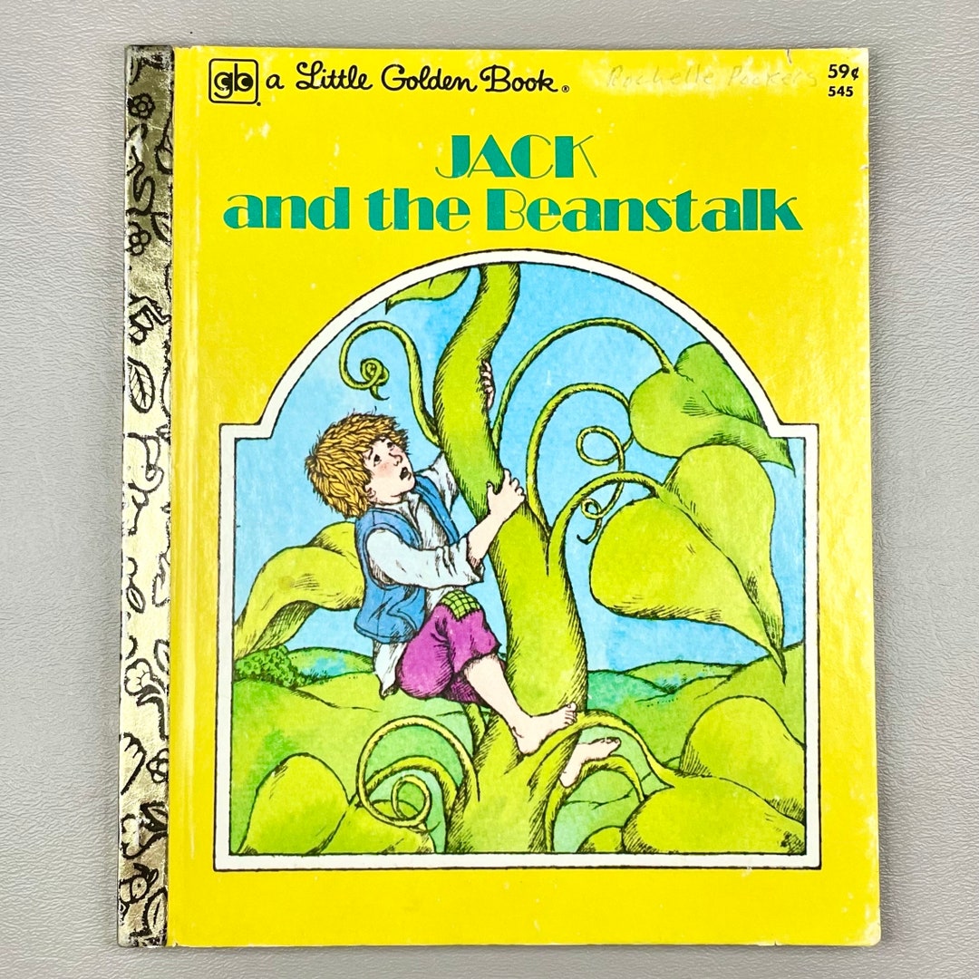 Vintage 1973 Little Golden Book “jack and the Beanstalk”, Hardcover ...